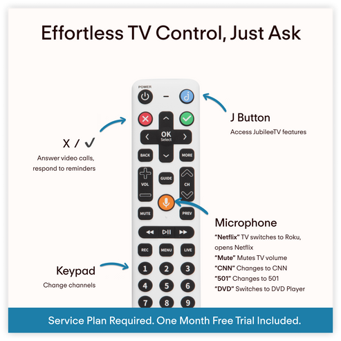 Simple TV Remote for Seniors. Complete Control for You. App, Video ...