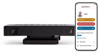 Remote Caregiving System | TV Remote for Elderly - JubileeTV