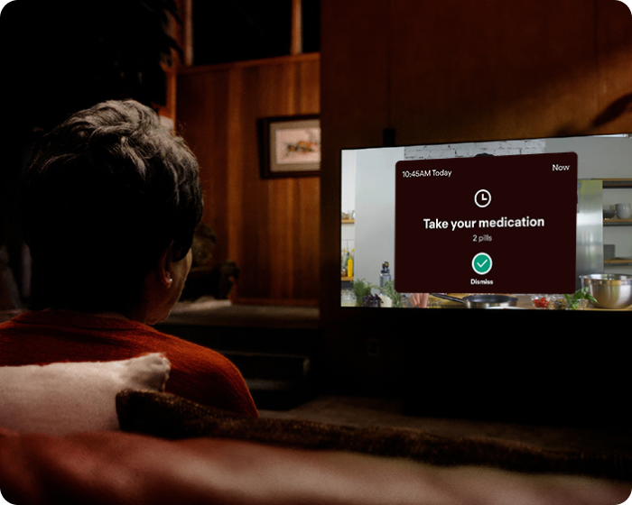 Remote Caregiving System | TV Remote for Elderly - JubileeTV