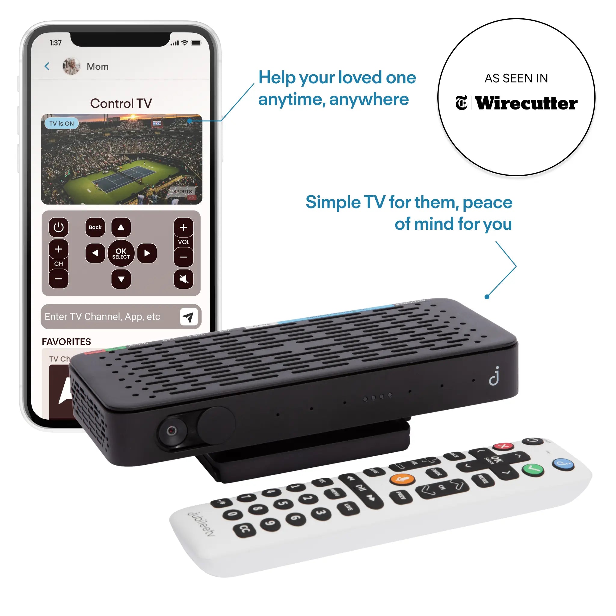 TV for Seniors - Video Calling, Remote TV Control, Check-Ins & Dementia ...