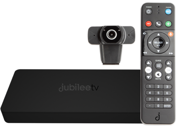 Remote Caregiving System | TV Remote for Elderly - JubileeTV